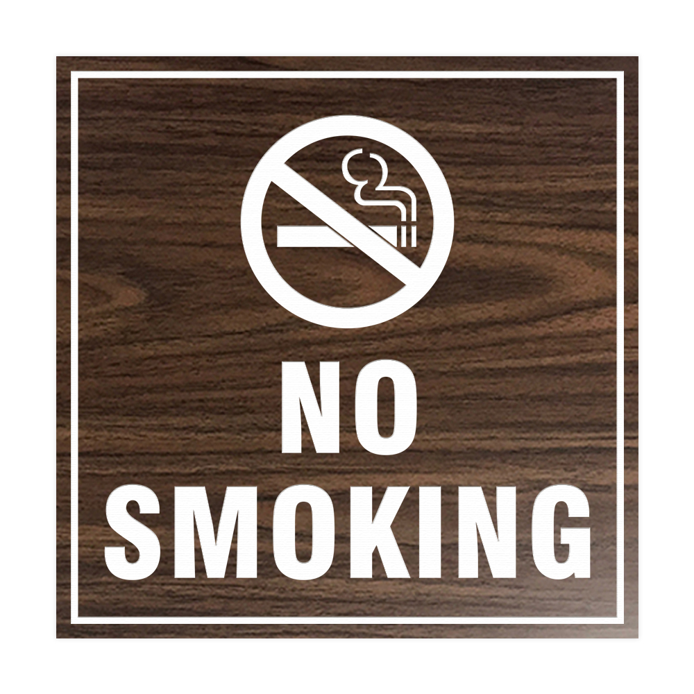 No Smoking Sign, No Smoking Metal Sign, - Walmart.com