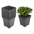 Square Nursery Pots Plant Pots Grow Pots Nursery Container Fit for ...