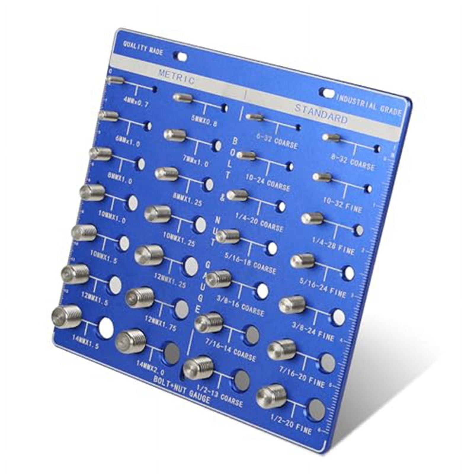 Square , Nut and Bolt , Bolt Size and Thread Identifier Gauge,Bolt and ...