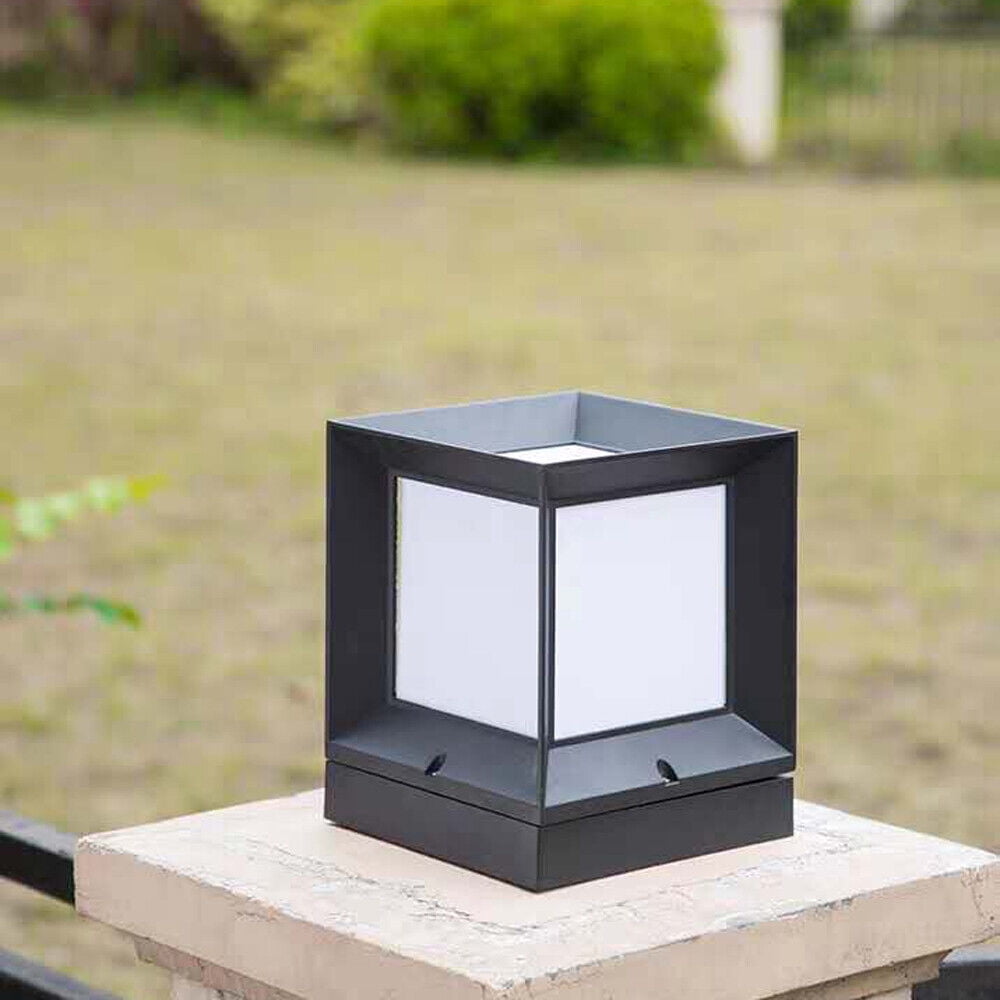 Square Outdoor Pillar Light Lighting Pillar Fence Light Landscape ...