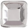 Square Paper Appetizer Plates, 5 in, Foil Silver, 8ct - Walmart.com