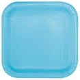 Square Paper Plates, 7 in, Light Blue, 16ct - Walmart.com