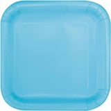 Square Paper Plates, 7 in, Light Blue, 16ct - Walmart.com
