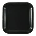 Square Paper Plates, 9 in, Black, 14ct - Walmart.com