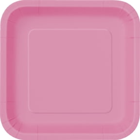 Pink Paper Plates