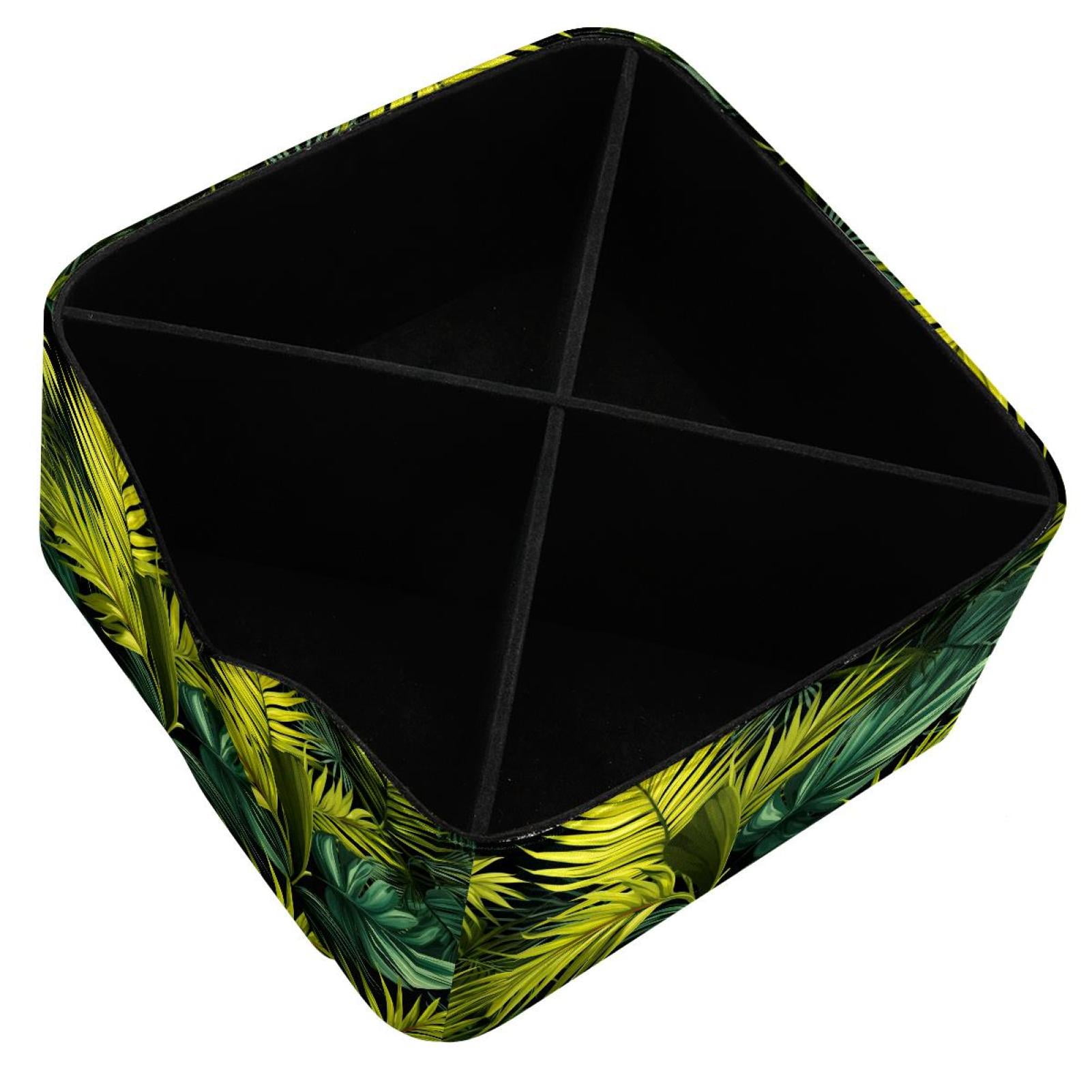 Square Pen Case with 4 Compartments, Removable Dividers, Pencil Holder ...