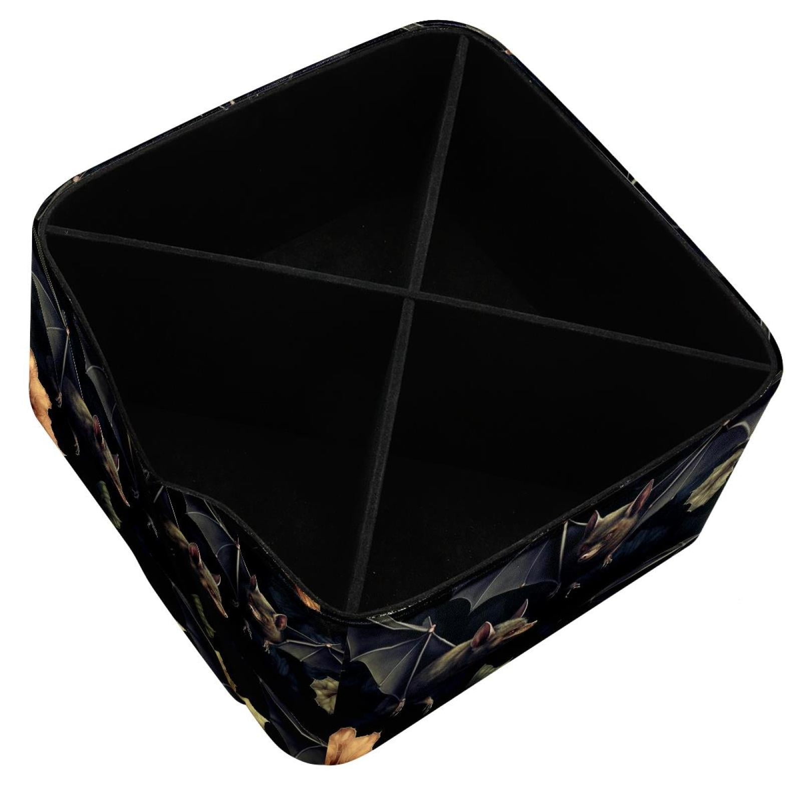 Square Pencil Case with 4 Compartments, Removable Dividers - Pen Case ...