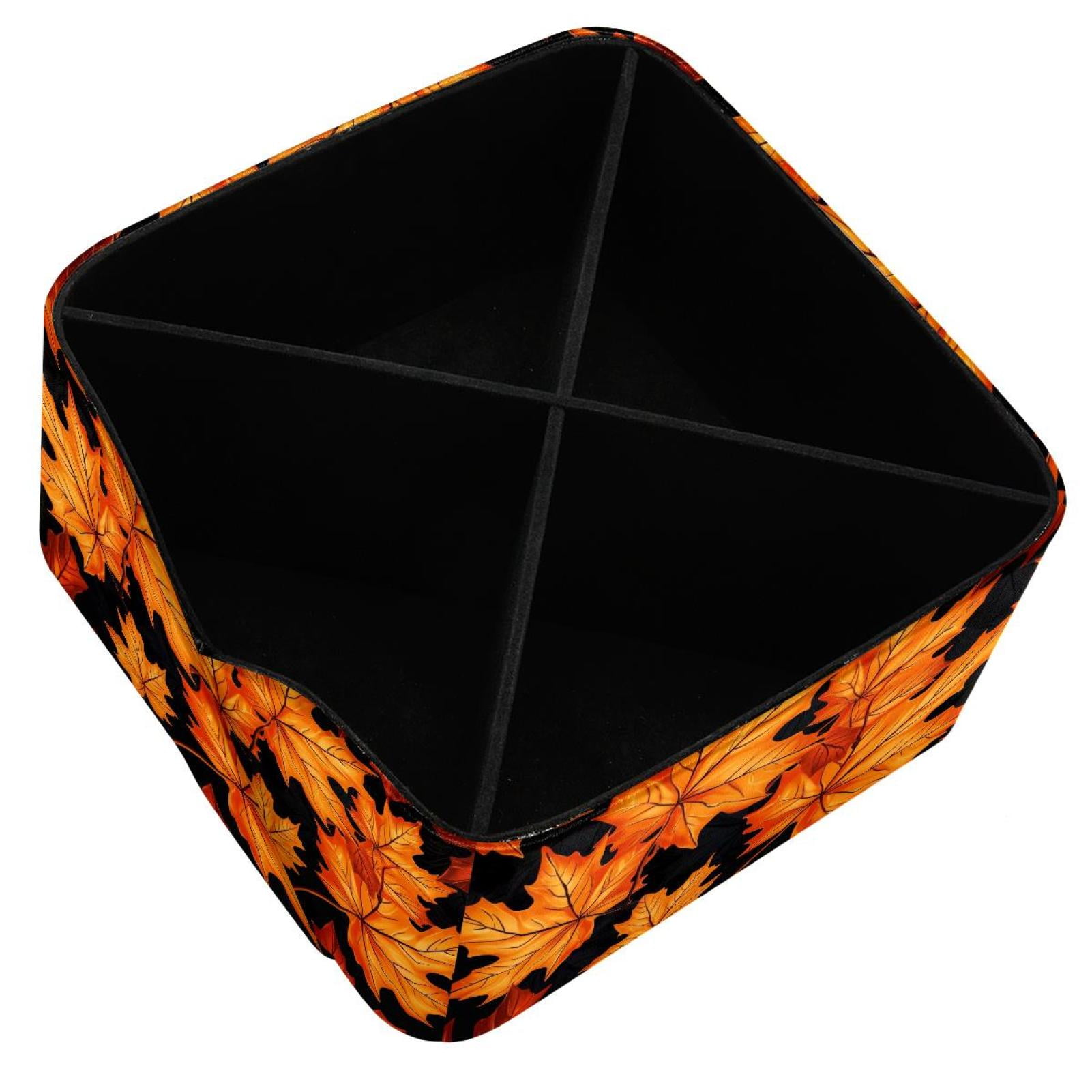 Square Pencil Case with 4 Compartments, Removable Dividers, Pen Holder ...