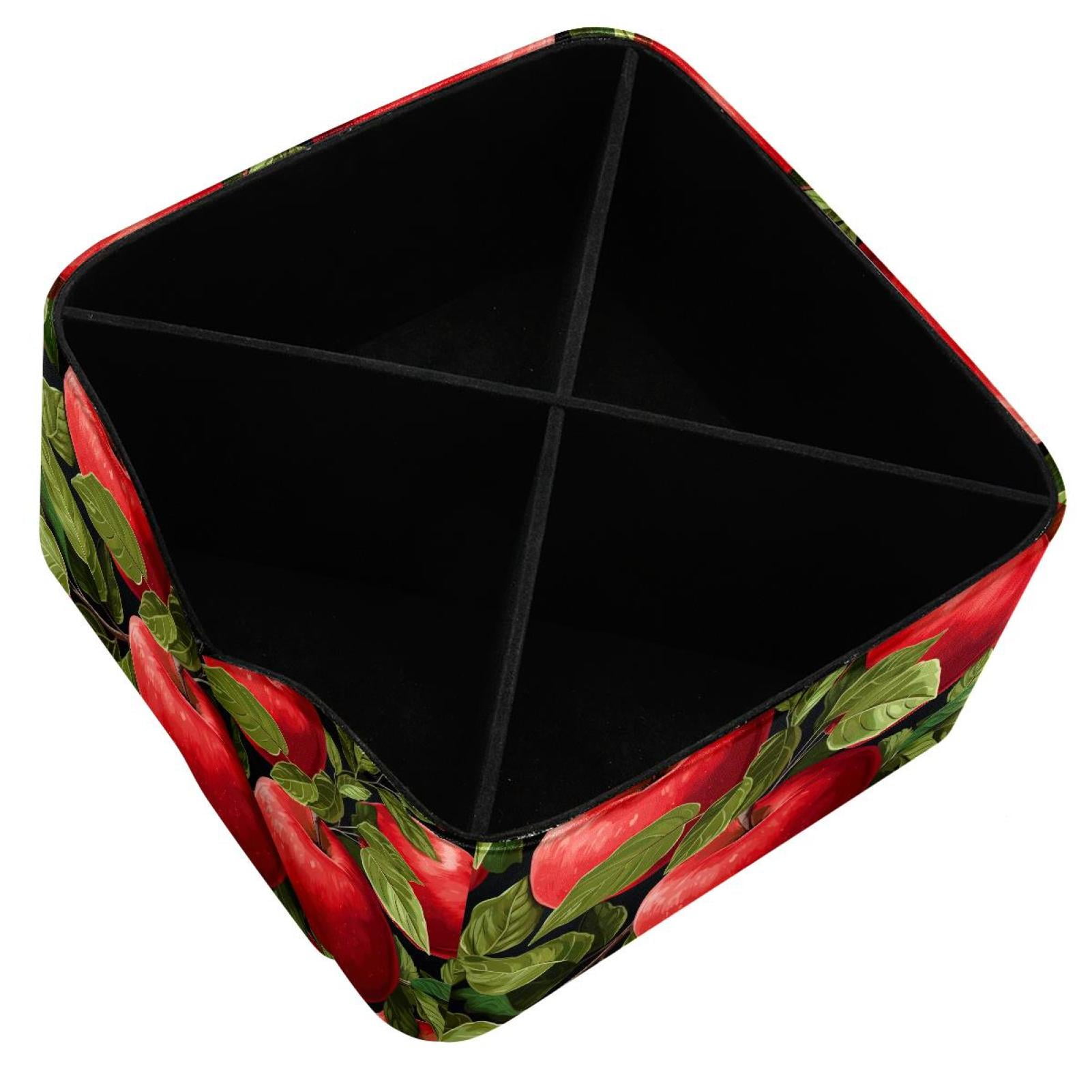 Square Pencil Case with 4 Compartments, Removable Dividers, Pen ...