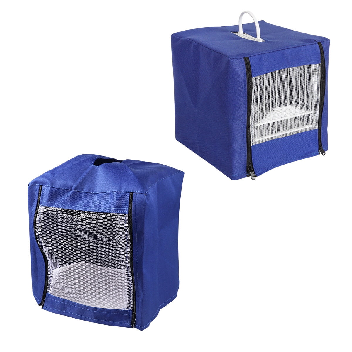 Square Pet Bird Mesh Cage Cloth Cover 1 Side Open Bird Cage Shield ...