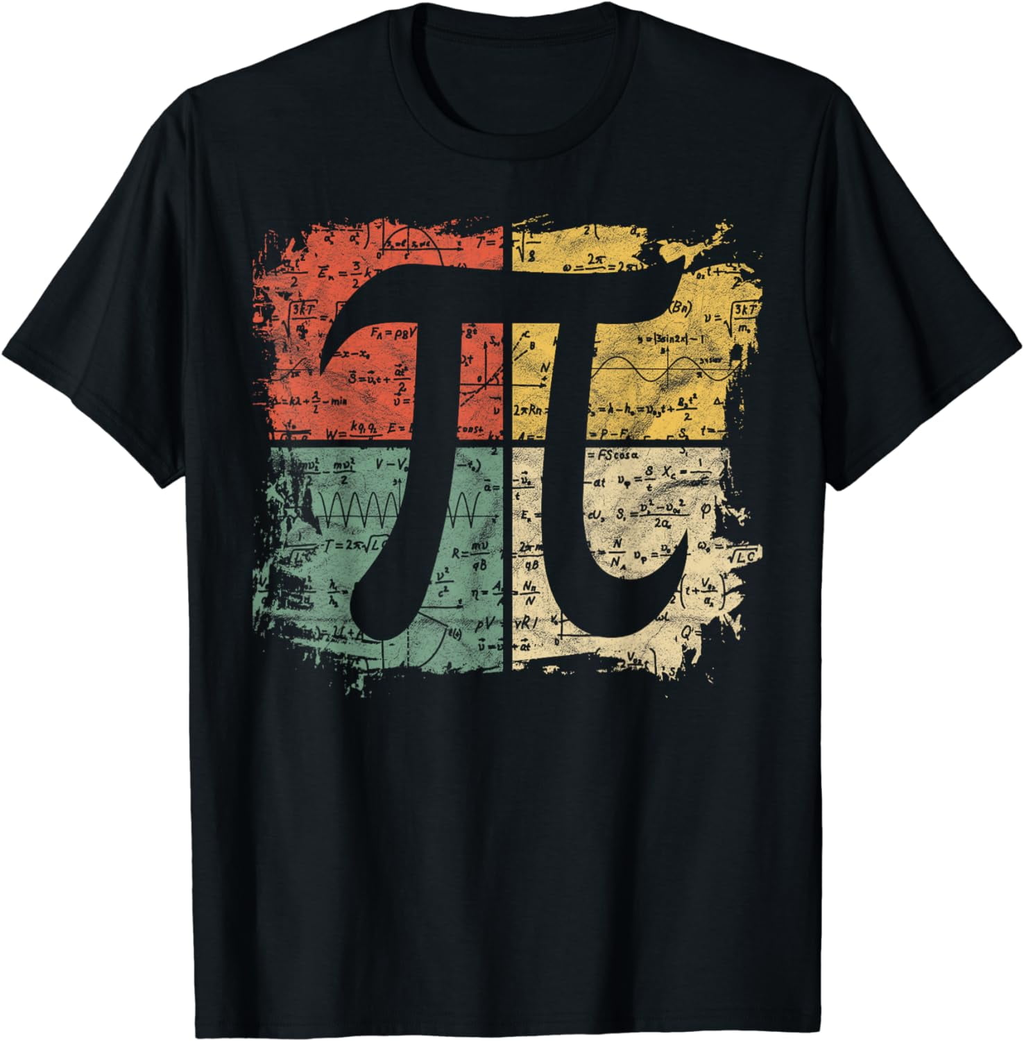 Square Pi Symbol Gift Math Equations Pi Day Teacher Geek T-Shirt ...