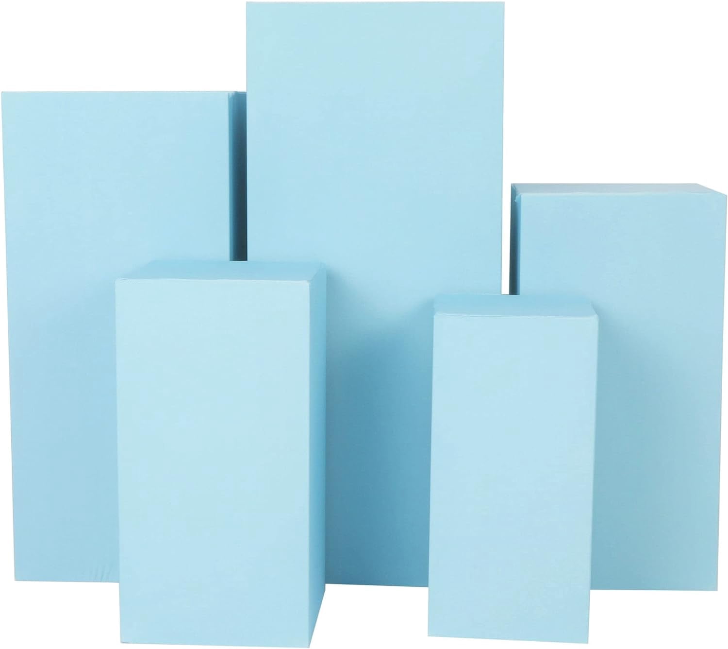 Square Pillar Pedestal Stands Covers Spandex 5 pcs/set(COVERS ) - Baby ...