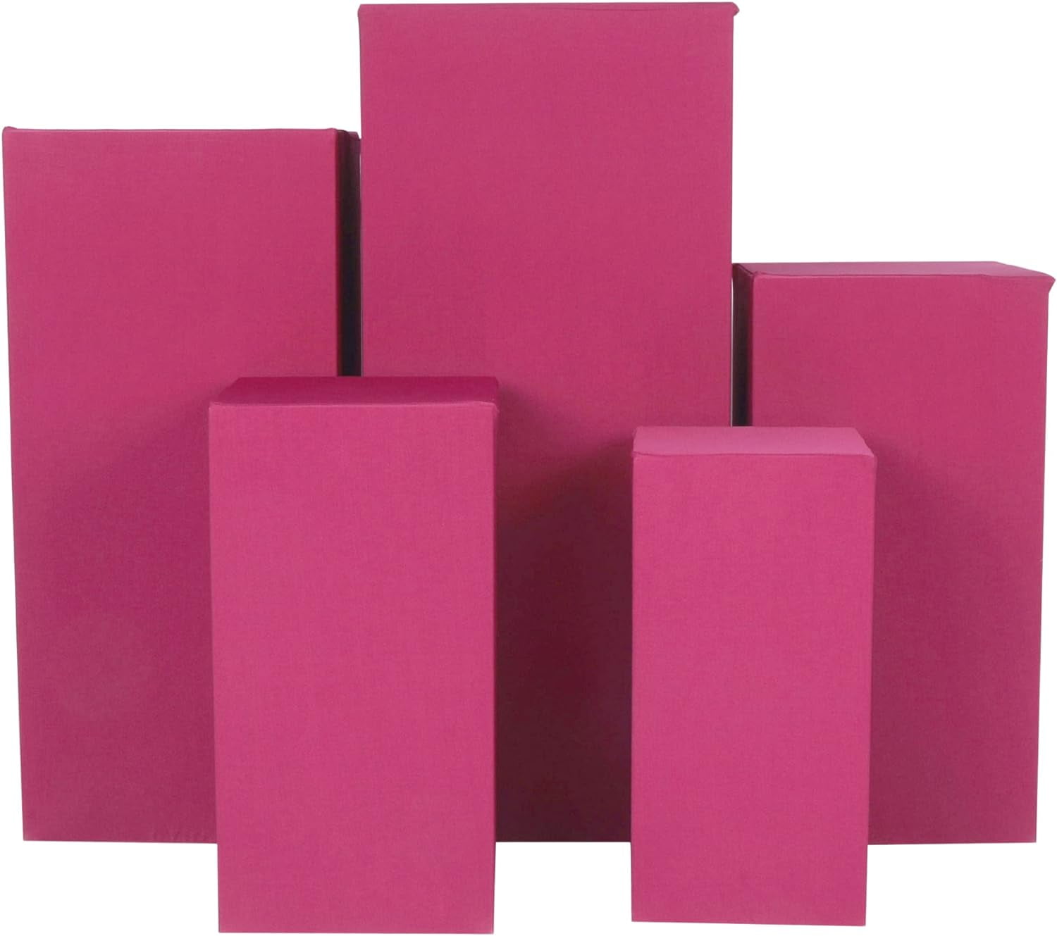 Square Pillar Pedestal Stands Covers Spandex 5 pcs/set(COVERS ONLY ...