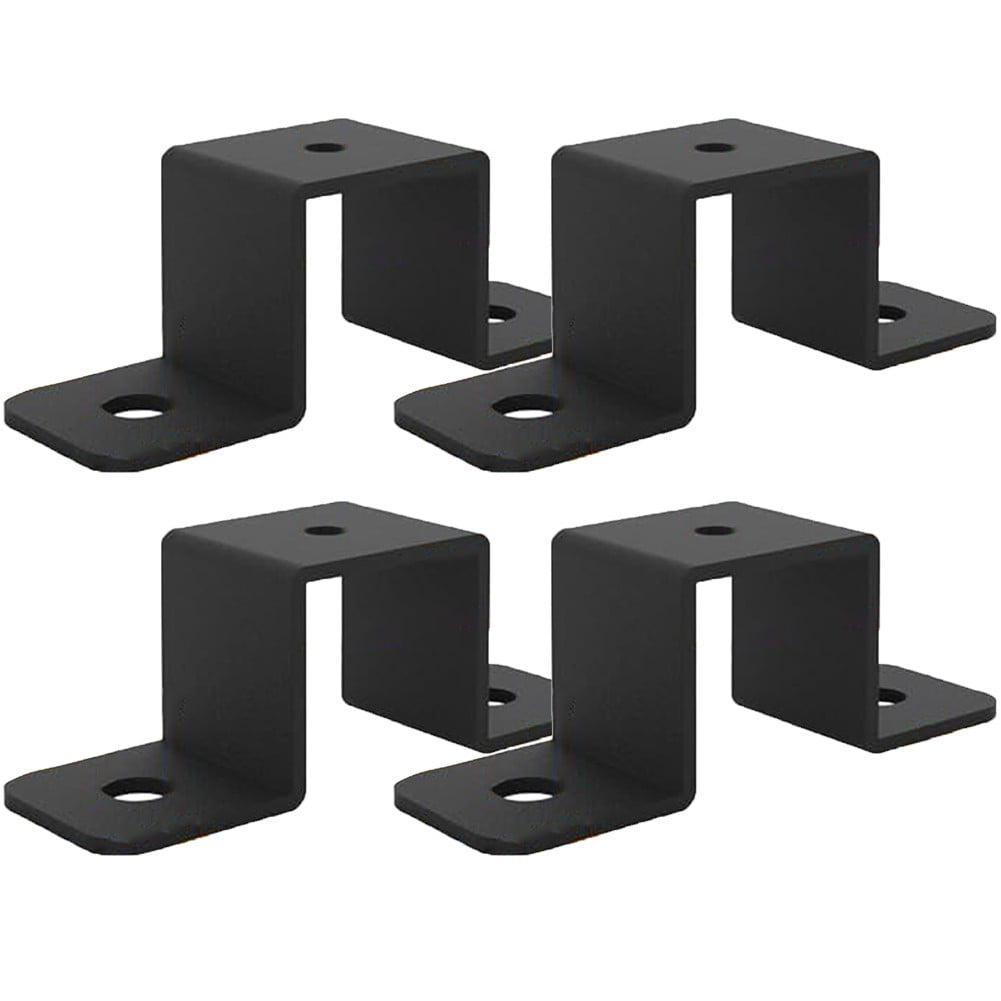 Square Pipe Clamp Bracket Set 2PCS or 4PCS Resistant for Sturdy ...