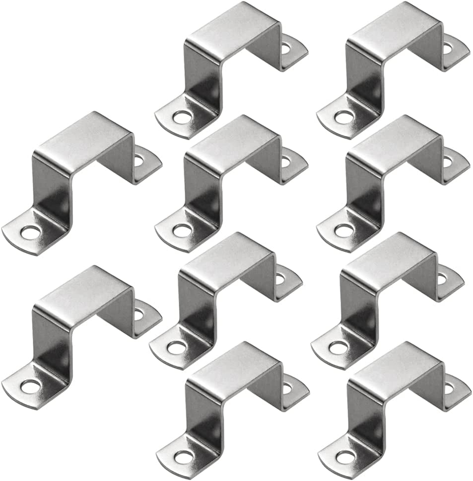 Square Pipe Clamp JruiZhp10 Pcs Square Oblong Pipe Clamp,Stainless ...