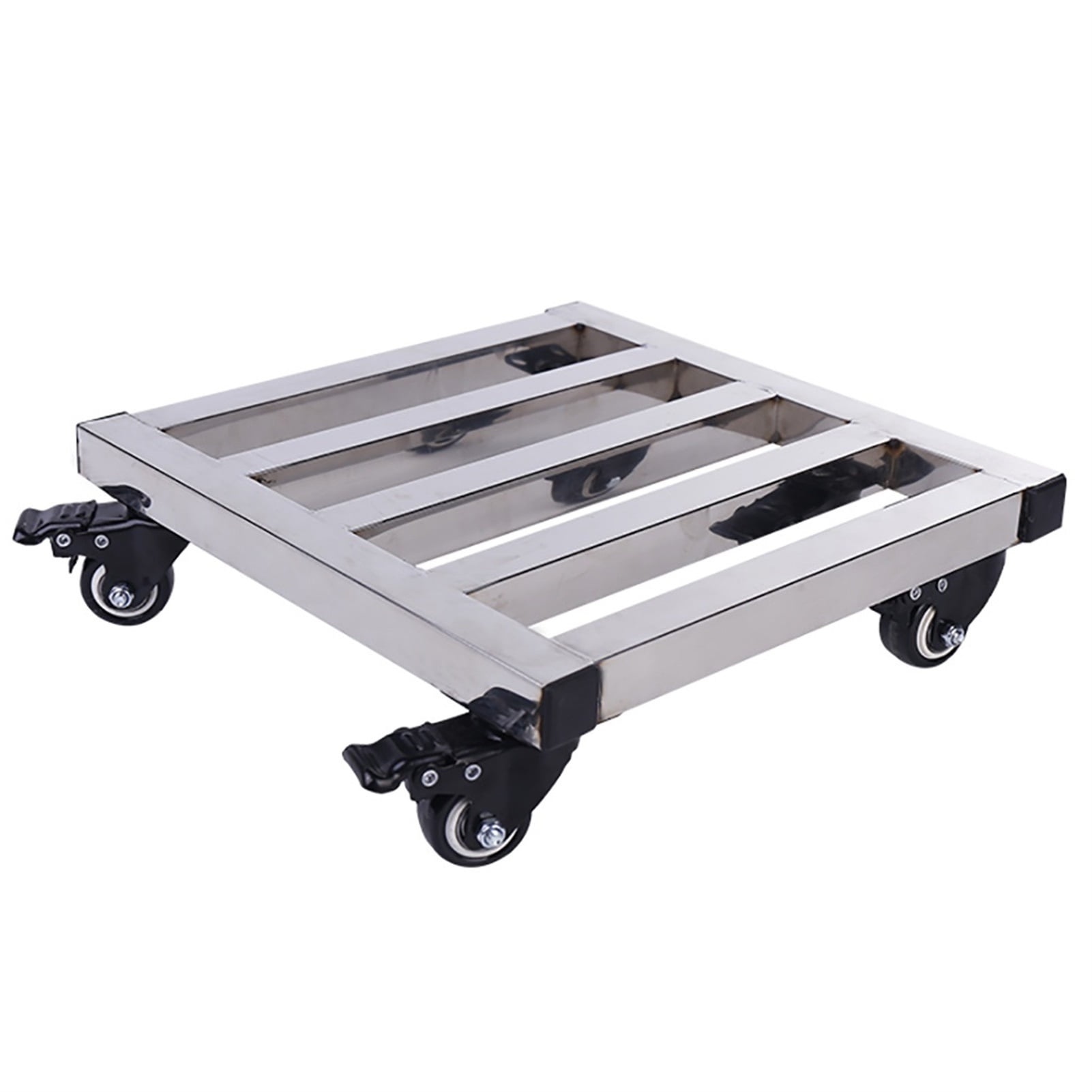 Square Plant Pot Caddy Heavy Duty Plant Pot Metal Planter Flower Pot ...