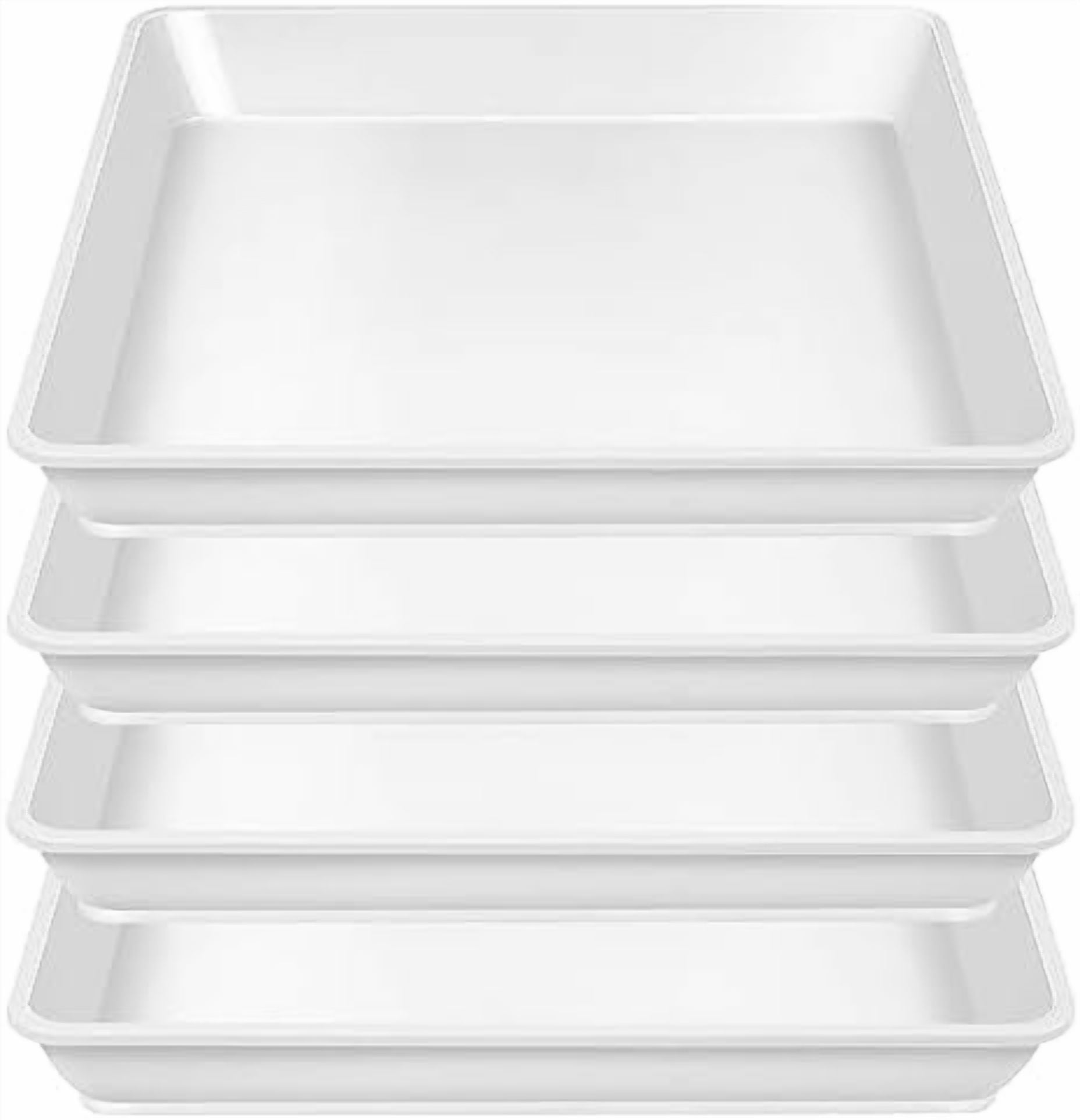 Square Plant Saucer 10 Inch 5 Pack, Plastic Plant Water Dray Tray ...