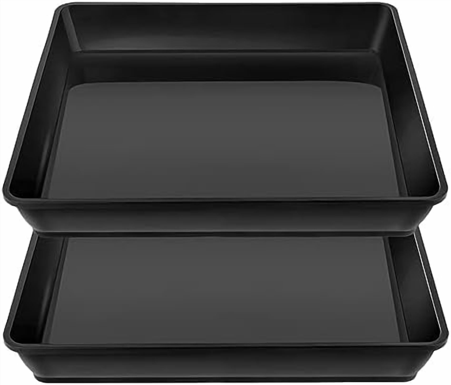 Square Plant Saucer 10 Inch 5 Pack, Plastic Plant Water Dray Tray ...