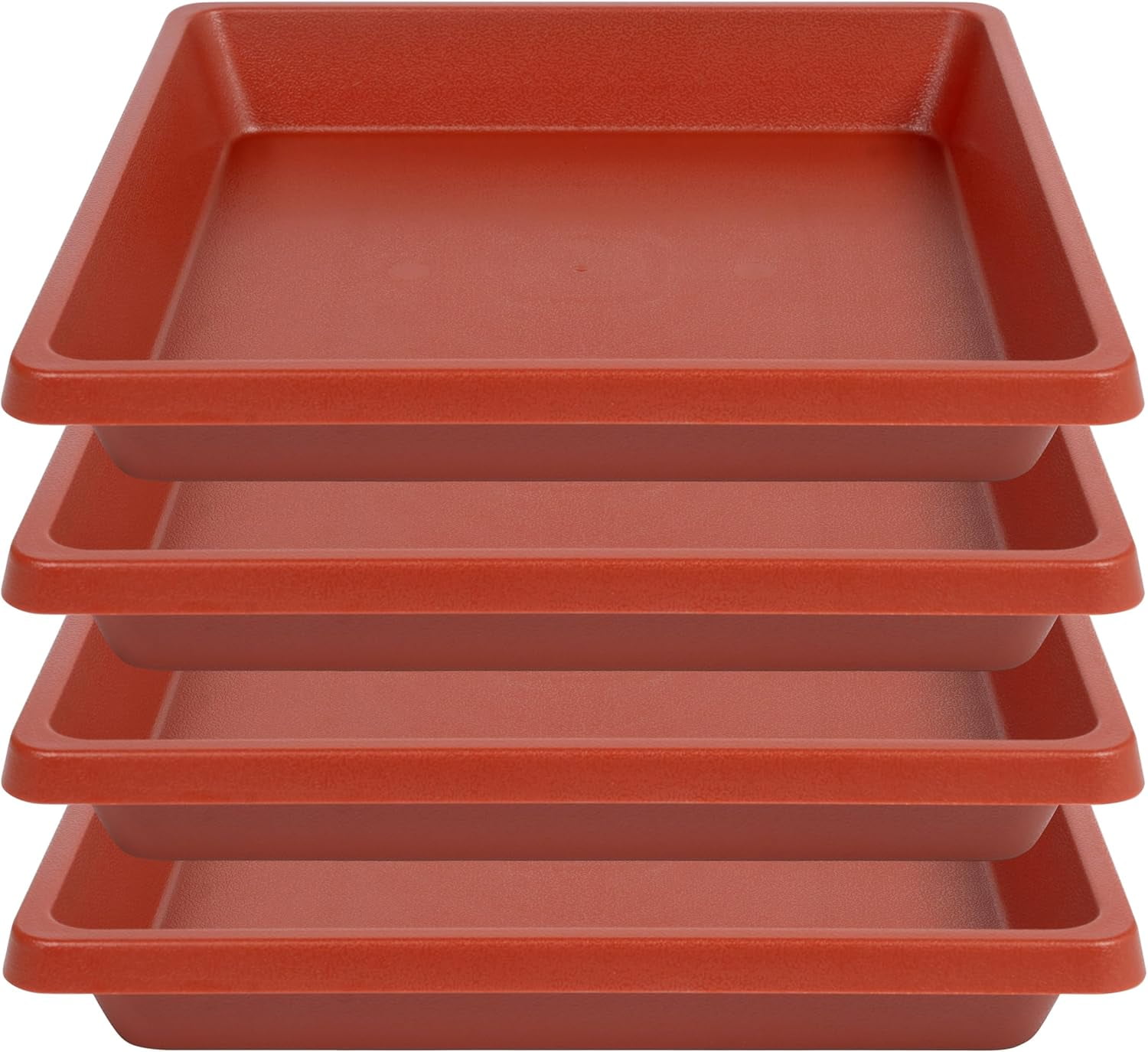 Square Plant Saucer 6 Inch 4 Pack 8 10 12 14 16 18 20 inch Plant Drip ...