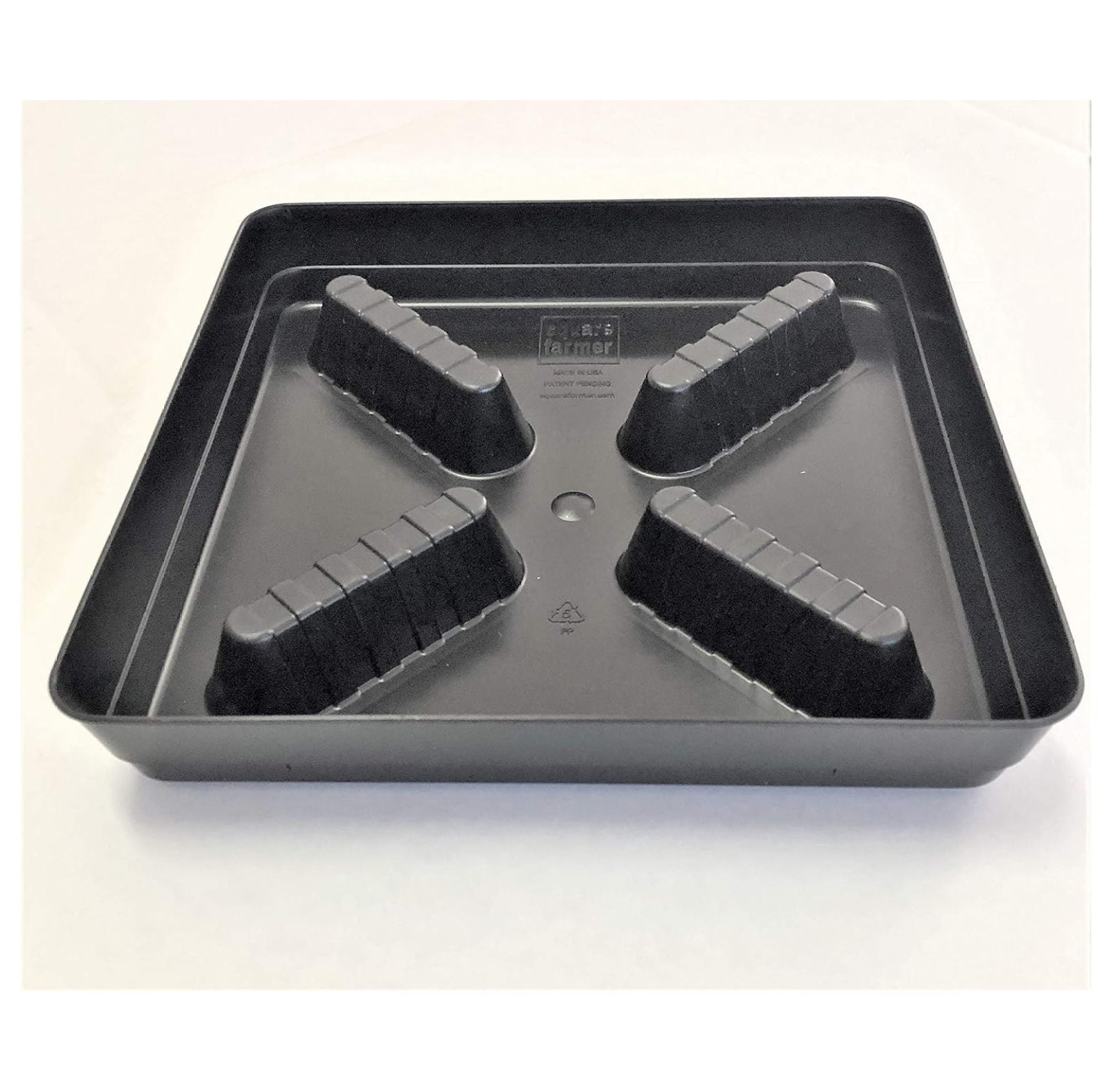 Square Plant Saucer Plastic Plant Trays with Plant Riser Pot Elevator ...