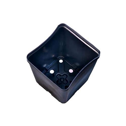 Square Plastic Pot 5.5 Inch x 5.5 Inch x 6 Inch - Walmart.com