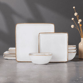 White Square Dinnerware