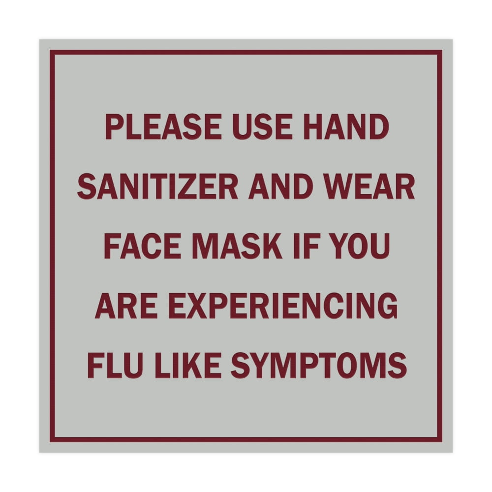 Square Please Use Hand Sanitizer and Wear Face Mask If You Are ...