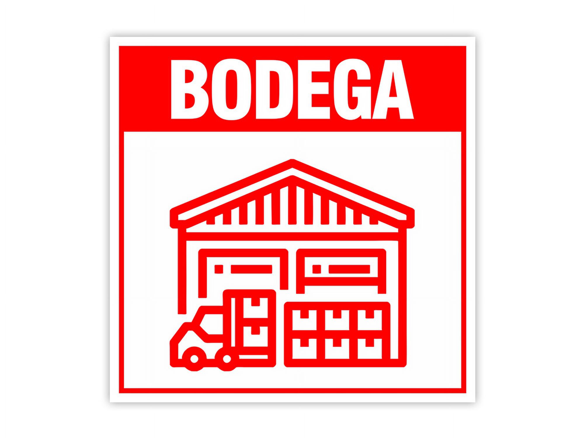 Square Plus Bodega Wall or Door Sign | Spanish | Health & Safety ...
