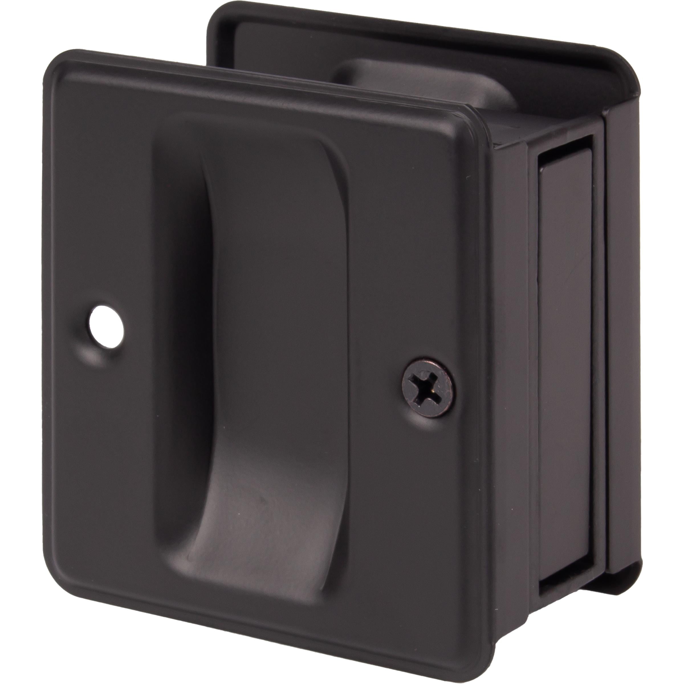 Stone Harbor Hardware, Square Pocket Door Lock, Passage, Matte Black ...