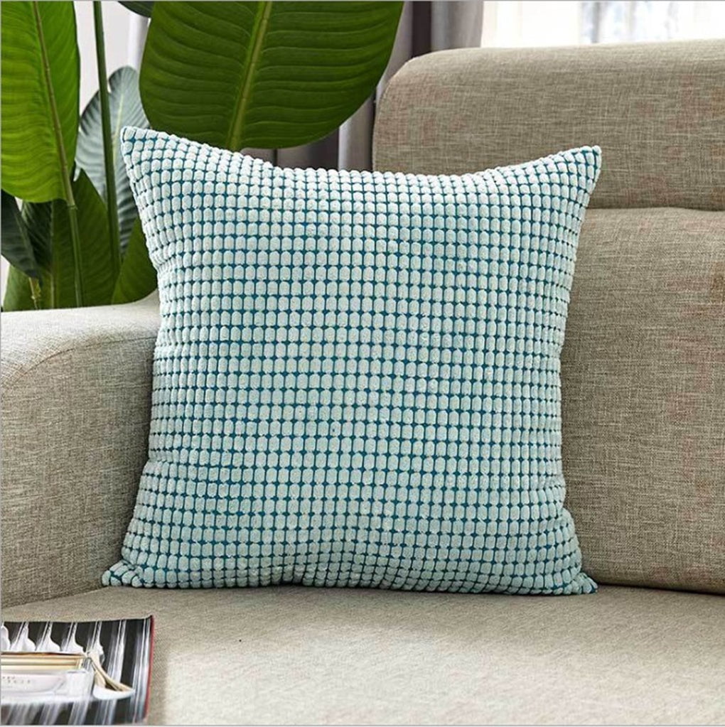 Square Polyester Blend pack of 2 Pillow Covers (With/Without Inserts)18 ...