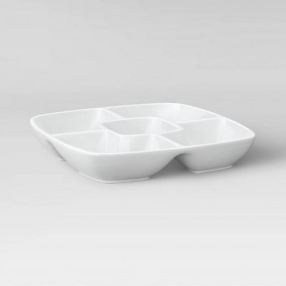 Ceramic Divided Trays and Platters for Serving and Entertaining