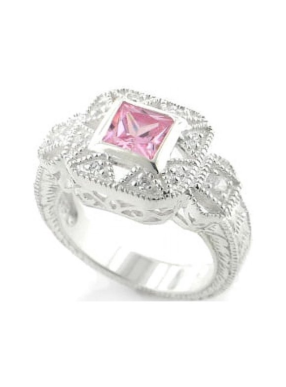 Princess Cut Pinky Ring