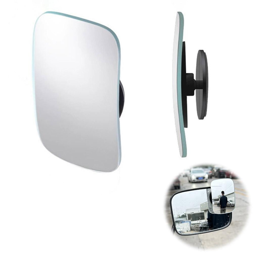 Square Rearview Mirror 2 Electric Car Rearview Mirror Blind Spot Glass ...
