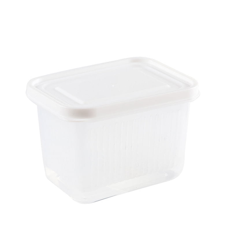 Square Refrigerator Food Vegetable Fruit Storage Box Fridge Organizer ...