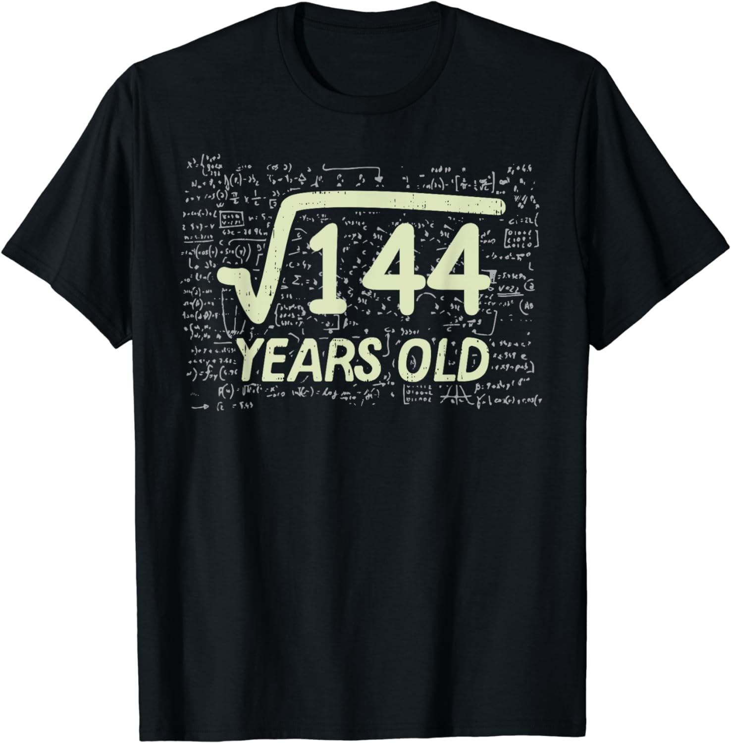 Square Root Of 144 Shirt Years Old 12th Birthday Math T-Shirt - Walmart.com