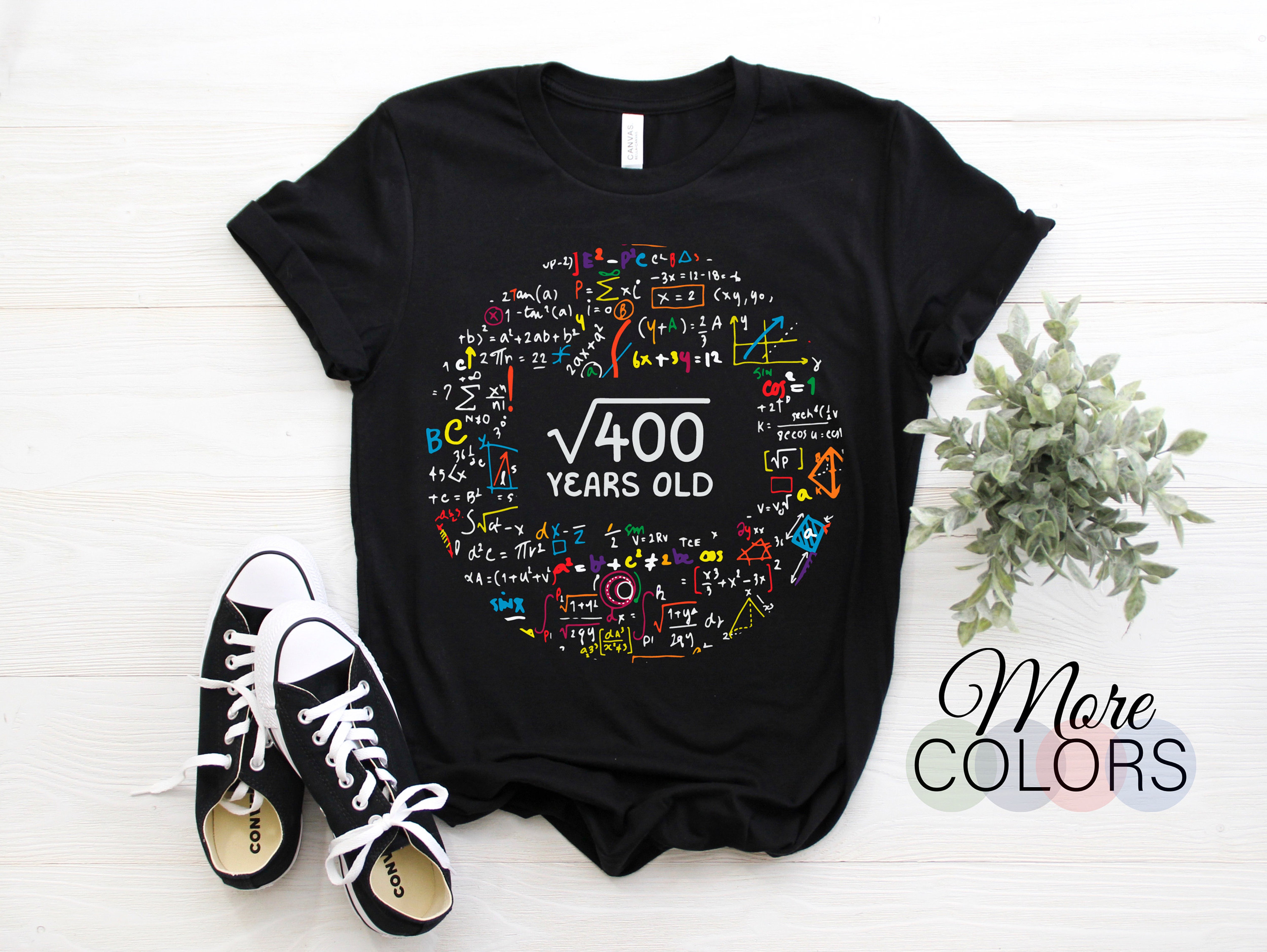 Square Root Of 400 20th Birthday 20 Year Old Gifts Boys Girls Math Bday ...