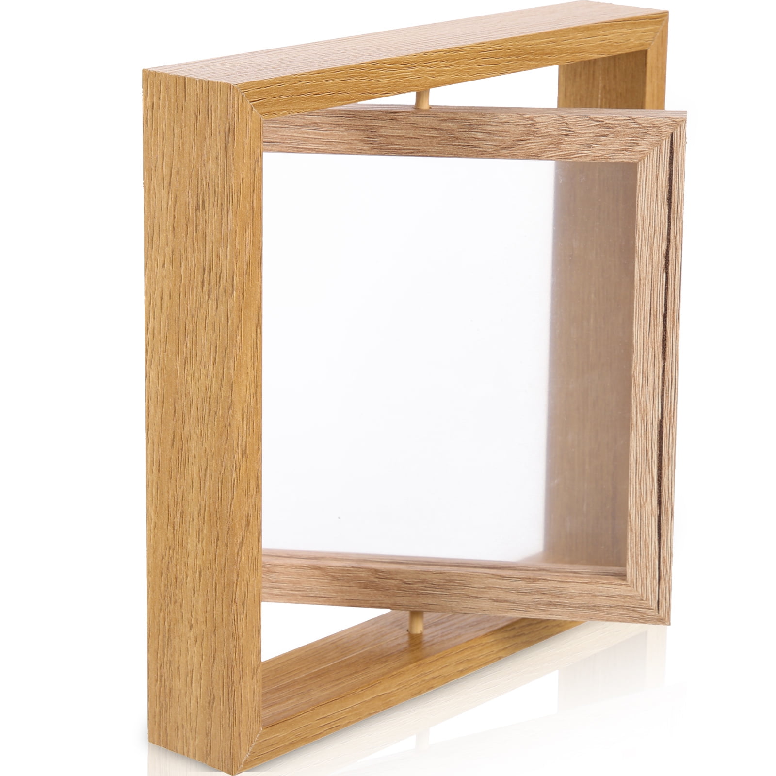 Square Rotating Photo Frames Household Photo Holder Desktop Photo Frame ...