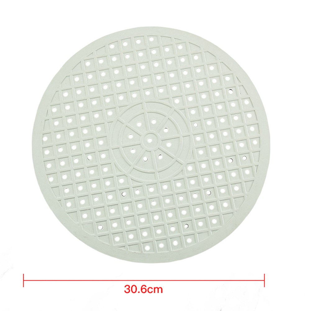 Square/Round Kitchen Insulation Mat Rubber Wave Pattern Sink Drain Pad ...