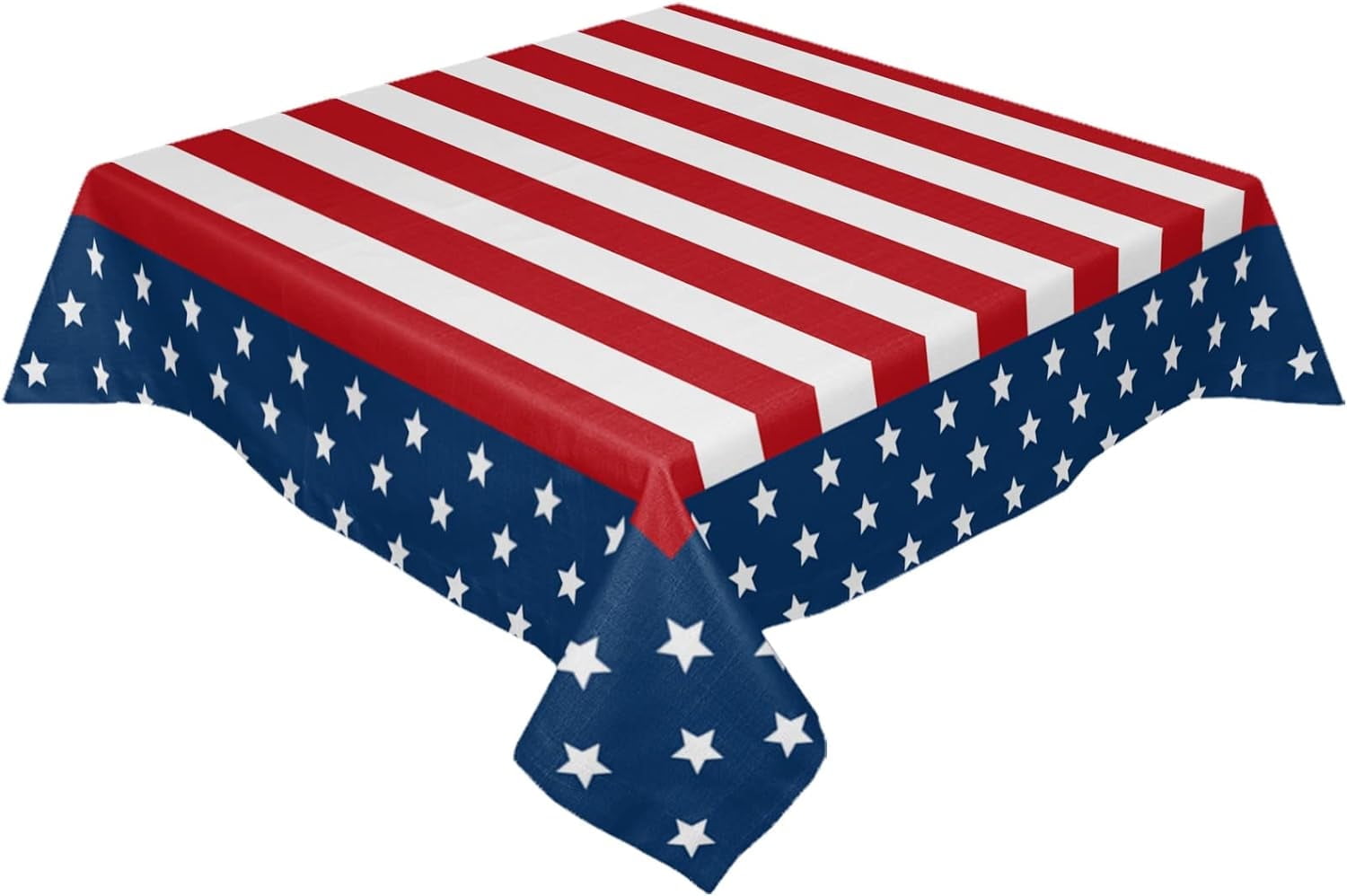 Square/Round Patriotic Tablecloth 54x54inch Happy Independence Day ...