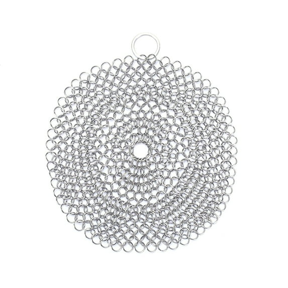 Square/Round Shape Pots Cleaning Net Stainless Steel Pots Scrubber ...
