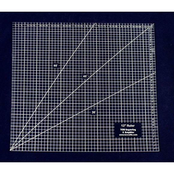 12 Inch Rulers in Rulers, Compasses & Protractors - Walmart.com