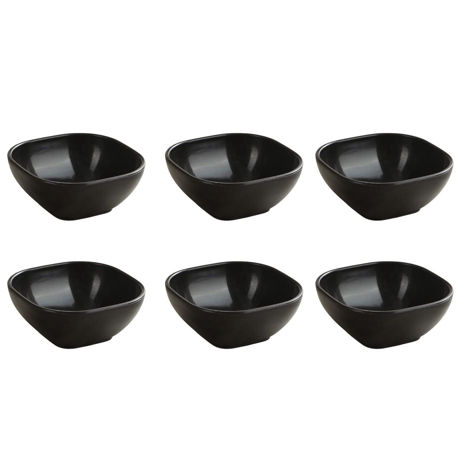 Square Sauce Dish, 6 Pack 4" Wheat Straw Dipping Bowls, Plastic Soy ...