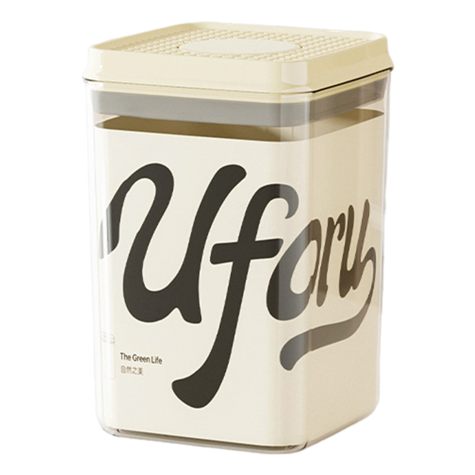 Square Sealing Jar Food Grade Moisture-Proof Transparent Design Large ...