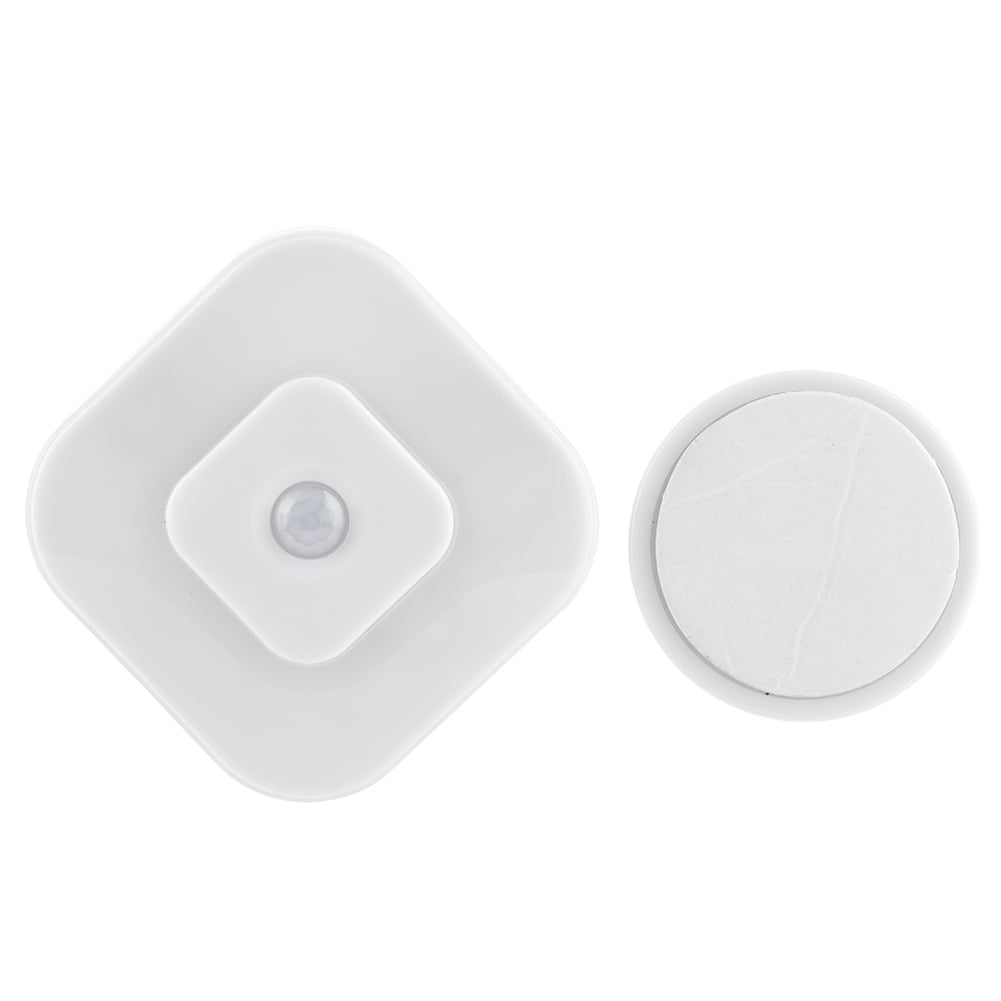 Square Shape LED Night Light Human Body Induction Motion Sensor Light ...