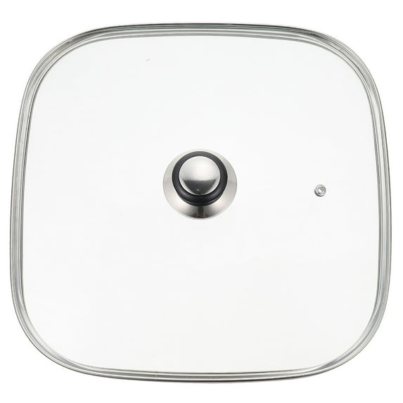 Square Shape Pot Cover Visible Cooking Pot Lid Glass Cookware Lid ...