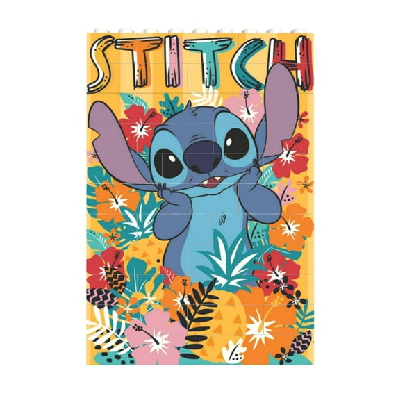 Square Shape Puzzles Kit Stitch Puzzle Building Brick Block Jigsaw ...