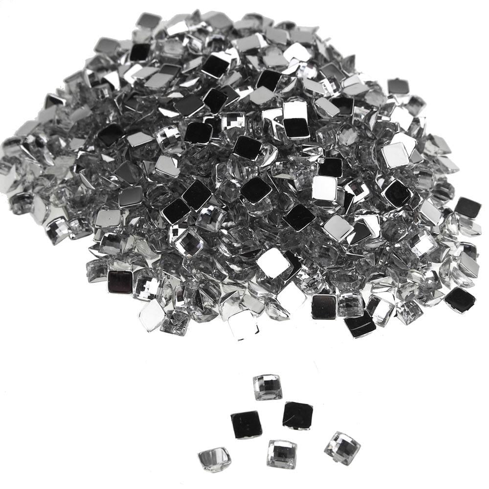 Square-Shaped Acrylic Rhinestone Diamonds, 6mm - Walmart.com