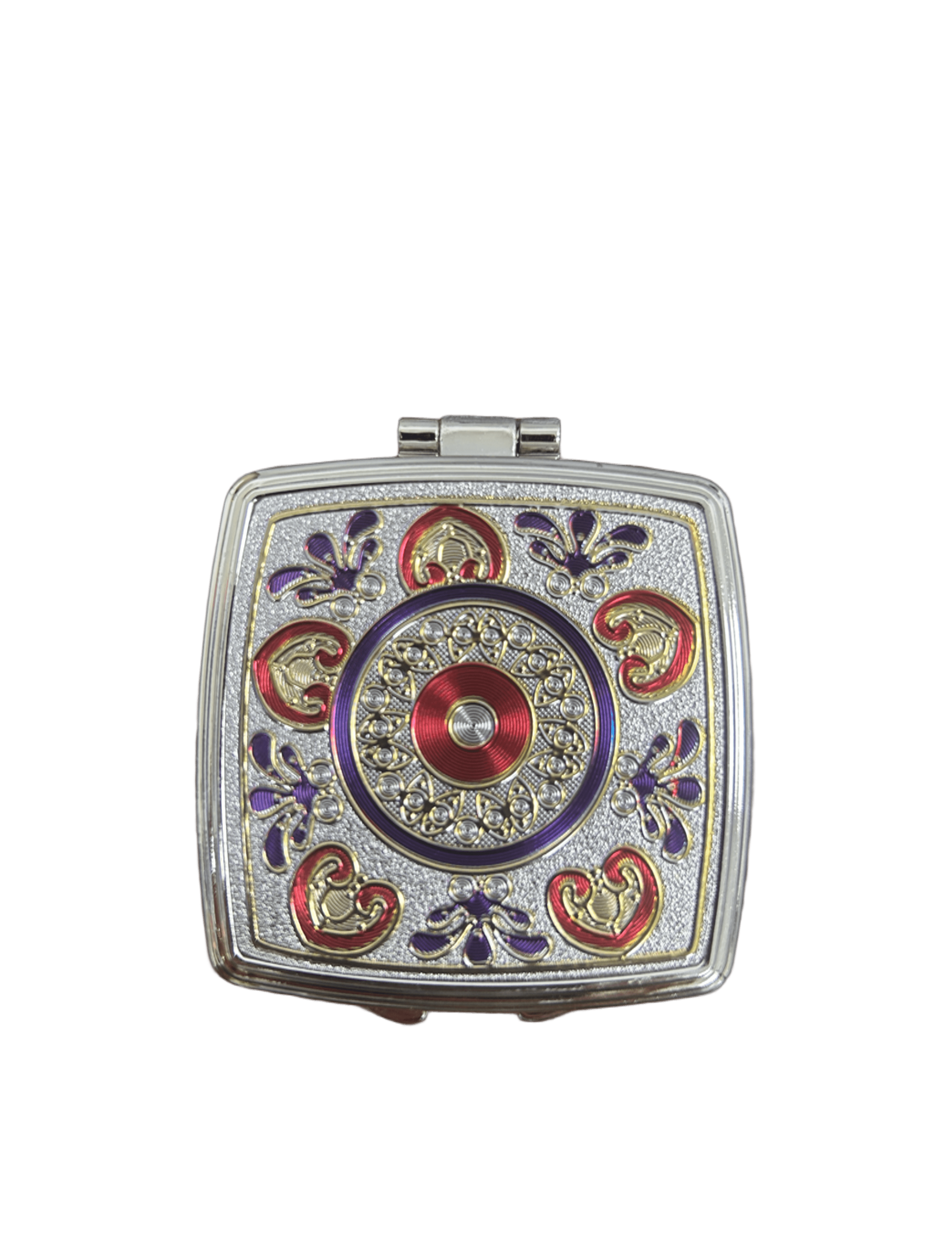 Square Shaped Double Sided Compact Mirror with Rounded Corners, Stylish ...