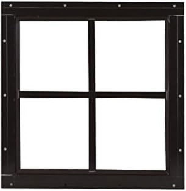 , Square Shed Window 16" X 16" Brown Flush, Playhouse Window - Walmart.com