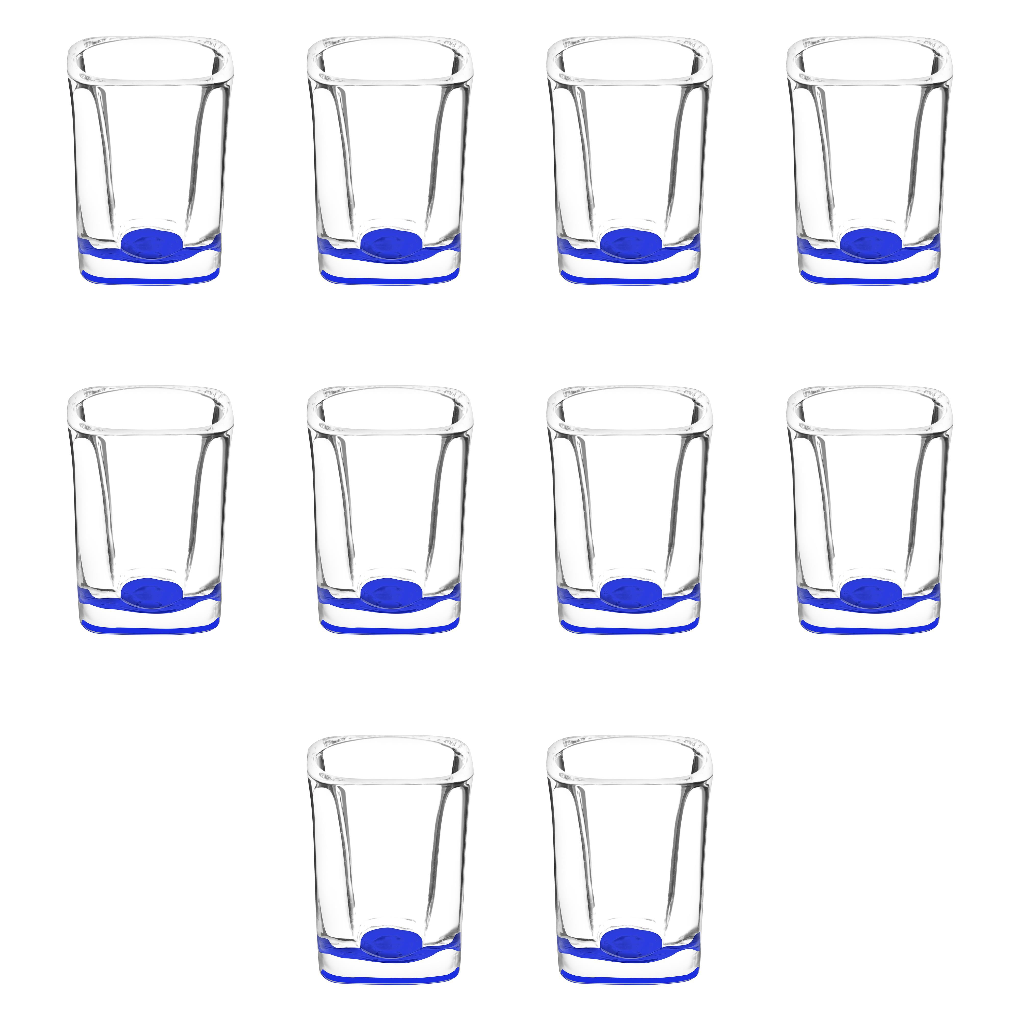 Square Shot Glasses by ARC 2 oz. Set of 10, Bulk Pack - Great for ...